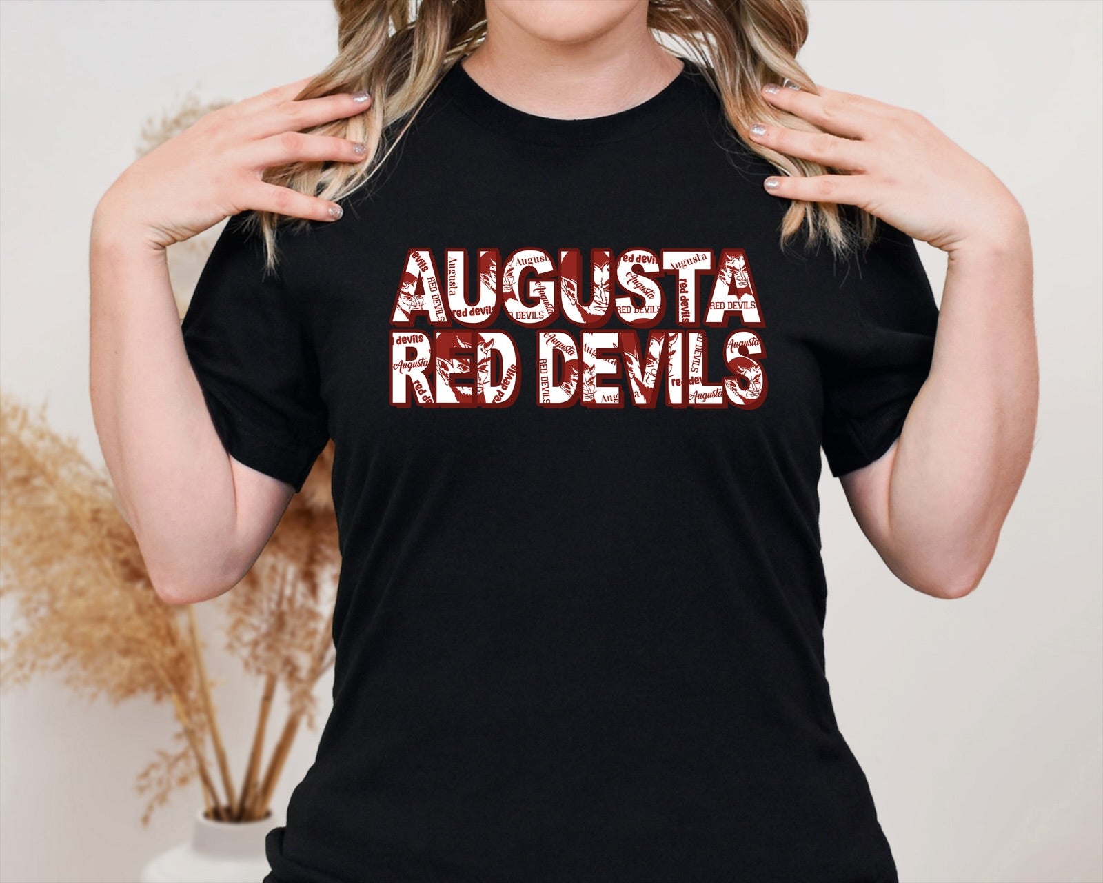 Augusta Red Devils Pattern – Pressed to a T